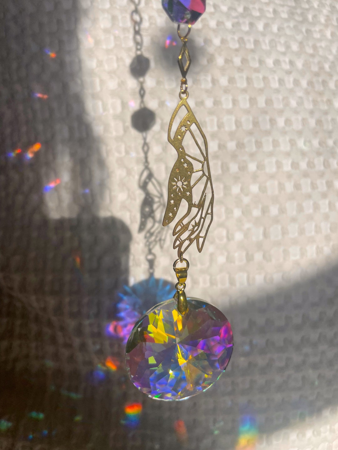 Window Suncatcher/space Suncatcher/hanging Crystal Prism/ Crystal ...