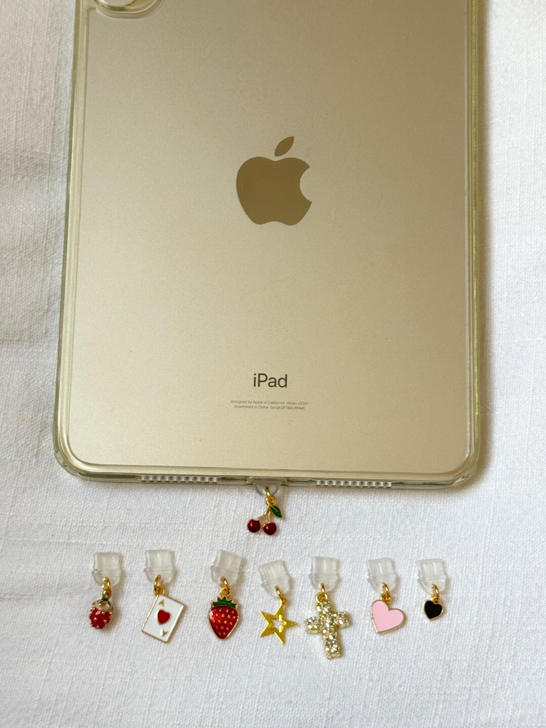 Coquette Phone Charms/ Dust Plug Charms/ iPad Charms/ Kindle Charm ...