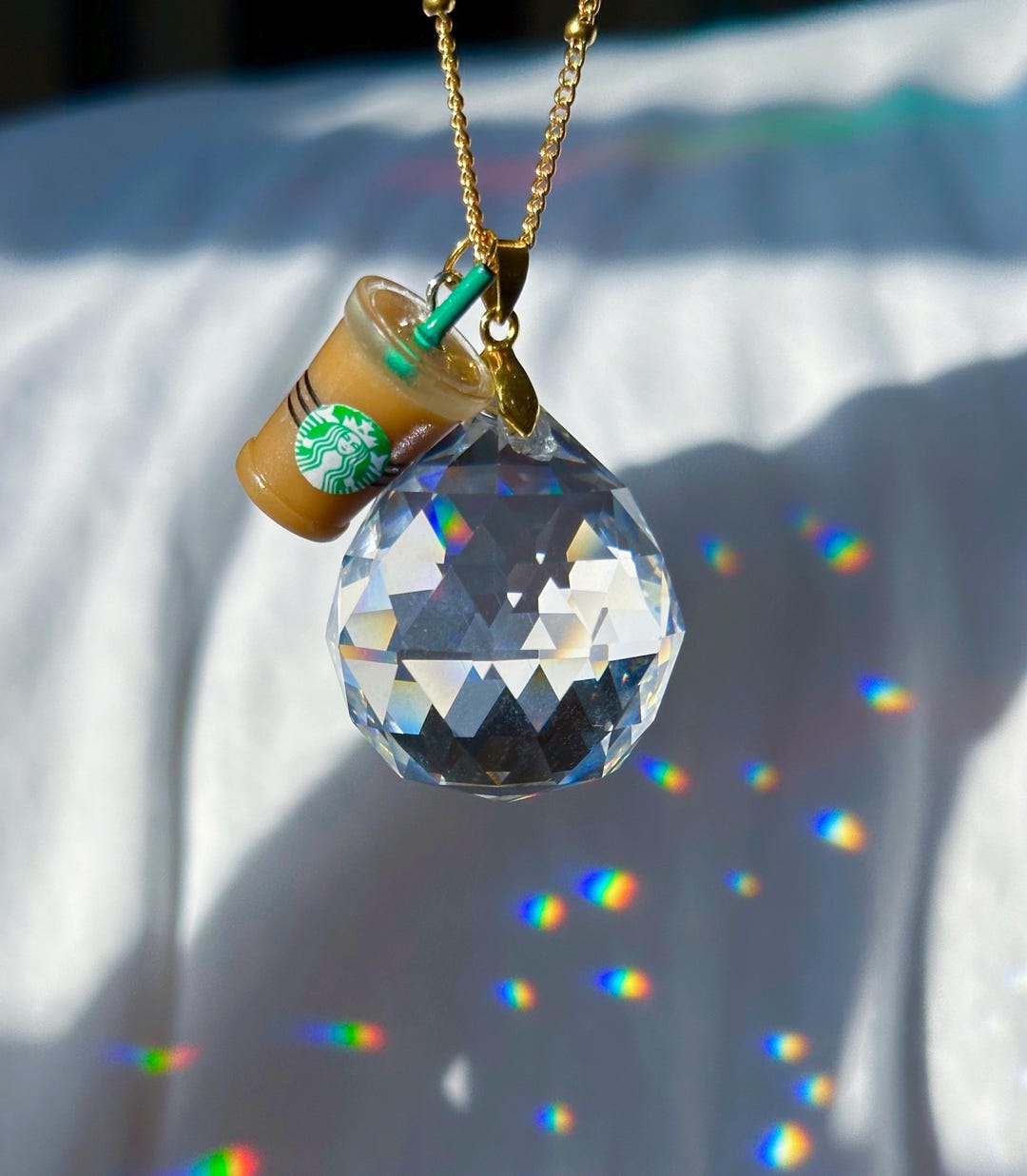 Car Accessories for Women/iced Coffee Car Charm/car Suncatcher/car ...