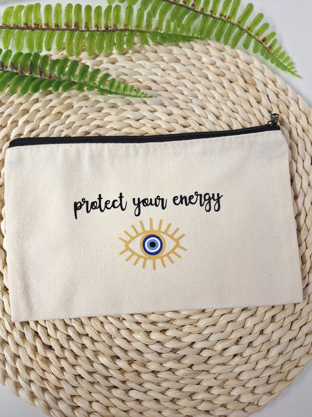 Evil Eye Pouch Bag, Evil Eye Accessories, Hamsa Hand Bag, Blue Evil Eye ...