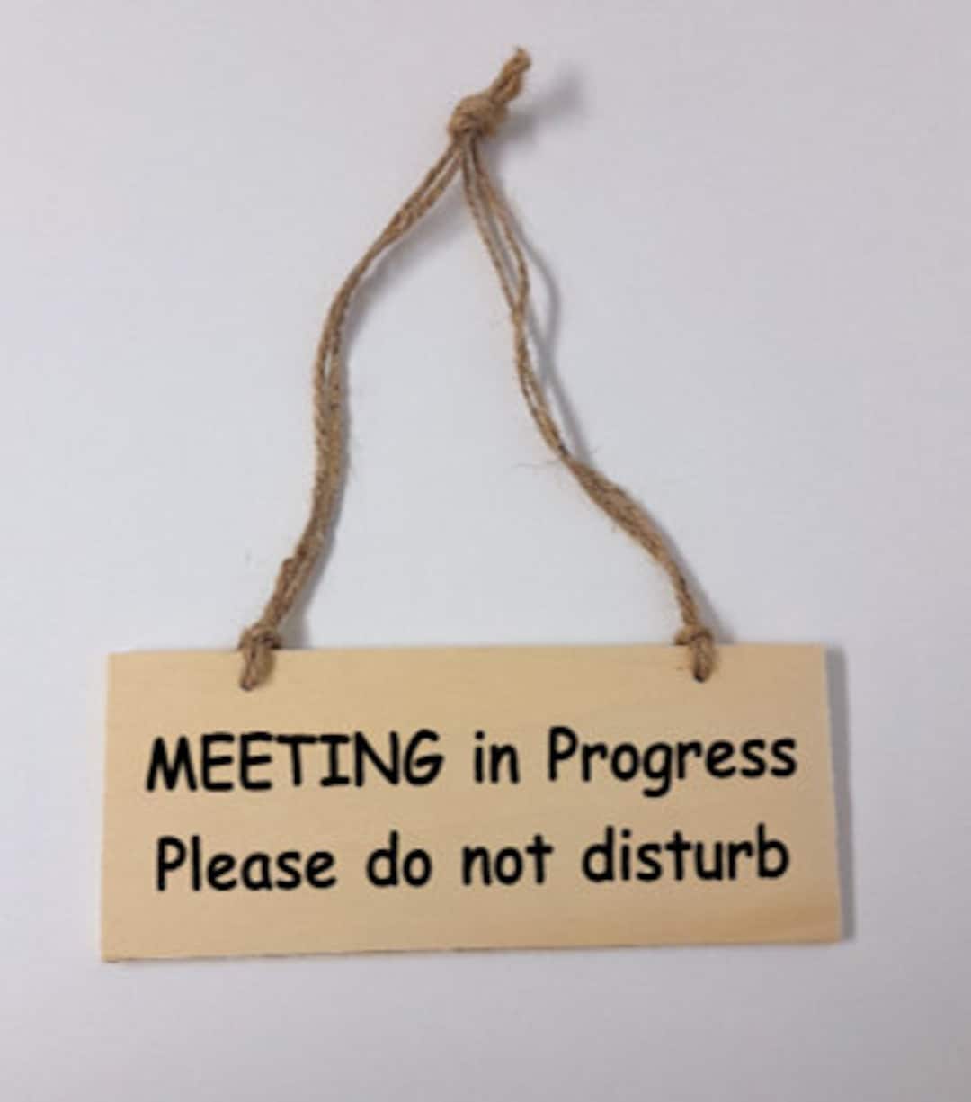 Custom Office Door Sign Custom Doorknob Sign, Work From Home Sign ...