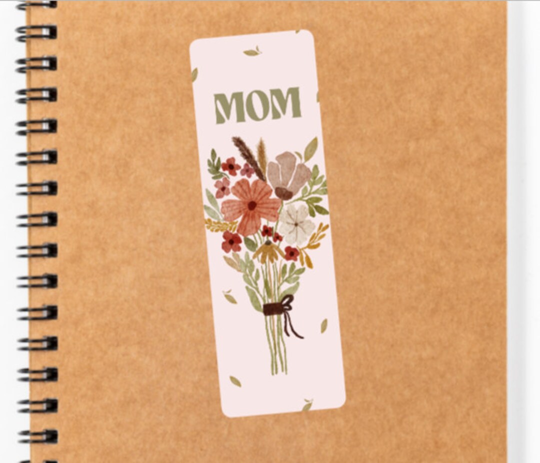 Mom Laminated Bookmark Mom Journal Planner Bookmark Reader Gift Book ...