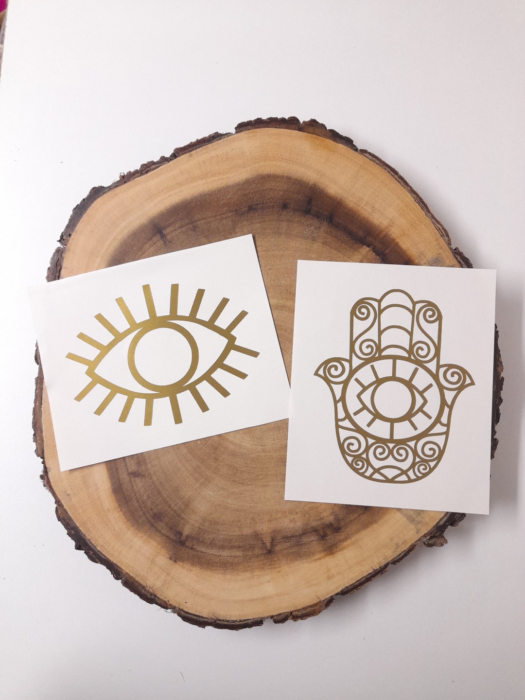 Evil Eye Vinyl Decal Sticker / Fatima Hand Vinyl Decal Hamsa Nazar ...