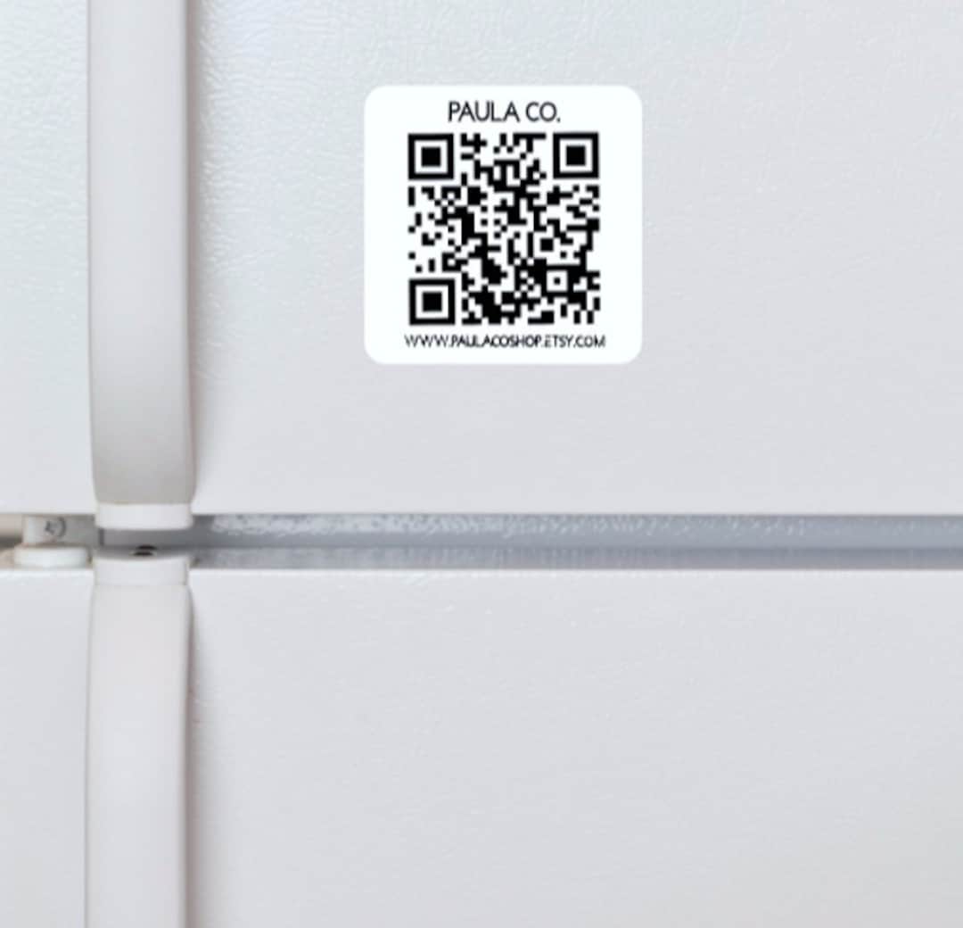 QR Code Magnet / Business QR Code Magnet, Custom QR Code Magnet ...
