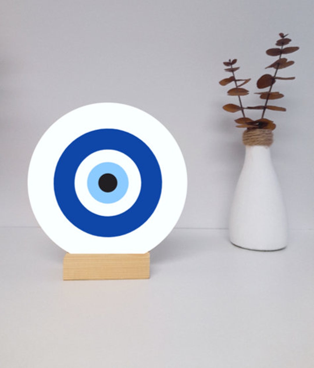 Evil Eye Sign With Holder Evil Eye Home Decor Evil Eye - Etsy