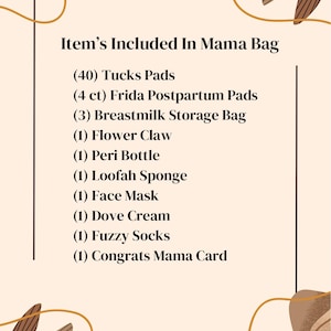 Postpartum Care Package, Pregnancy Gift Box, Labor and Delivery Bag ...