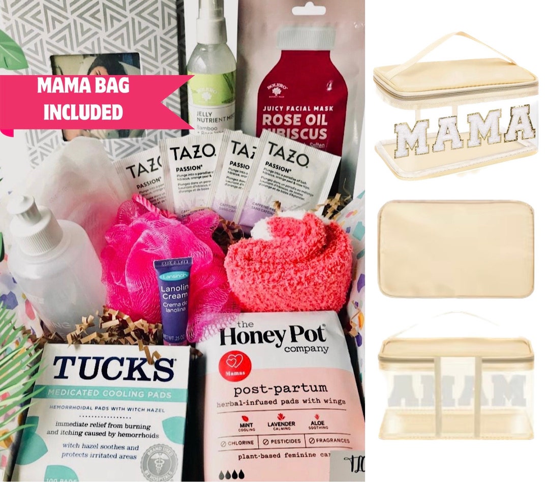 Postpartum Care Package, Pregnancy Gift Box, Labor and Delivery Bag ...