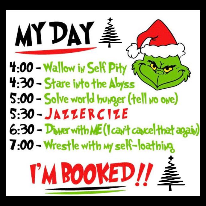 Grinch Schedule Png, Grinch Png, Christmas Time, Digital Download ...