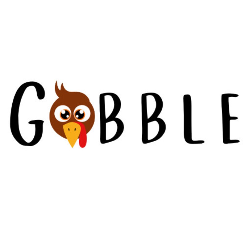 Gobble Svg, Turkey, Thanksgiving Svg, Fall, Turkey Face, Cutting File ...