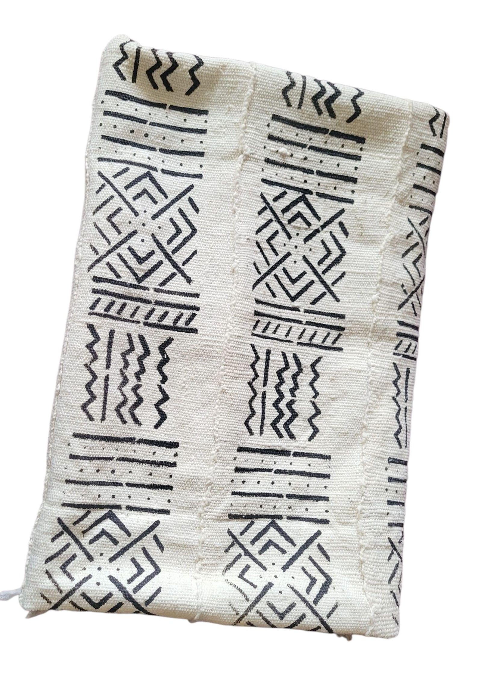 Authentic White Malian Bogolan/mudcloth African Fabrics 170cm X 110cm ...
