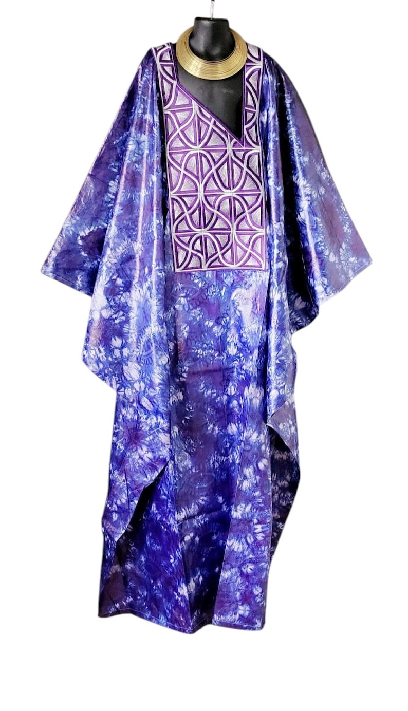 Handmade Bazin Riche Bubu Kaftan: Senegalese Thioup African Dress - Etsy