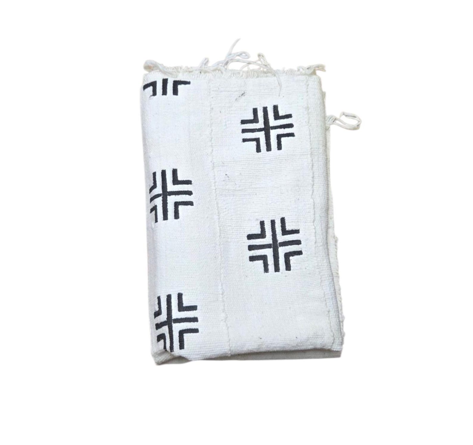 Authentic White Malian Bogolan/mudcloth African Fabrics 170cm X 110cm ...