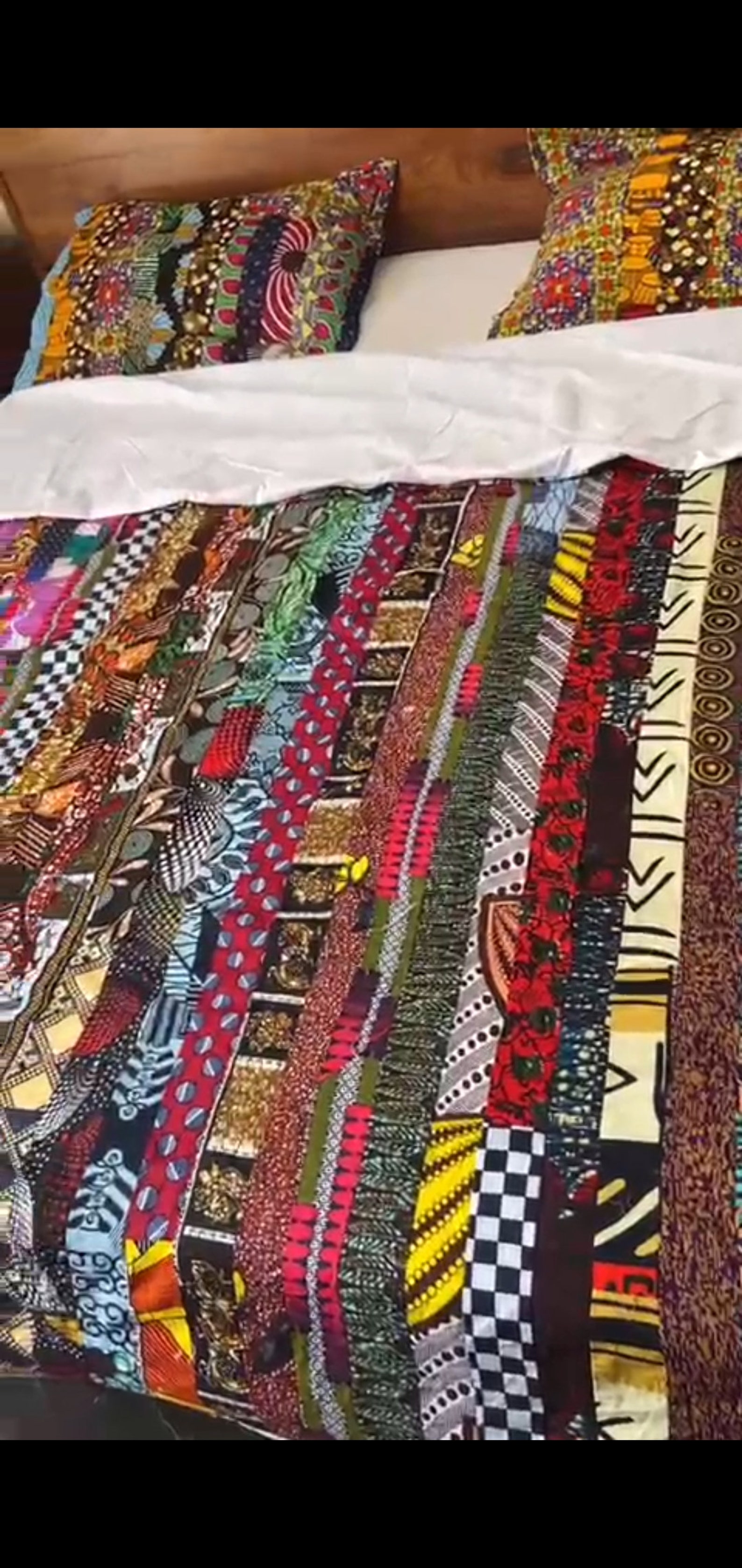 Ndiakhass Bedding African Print Patchwork Duvet Cover Set - Etsy