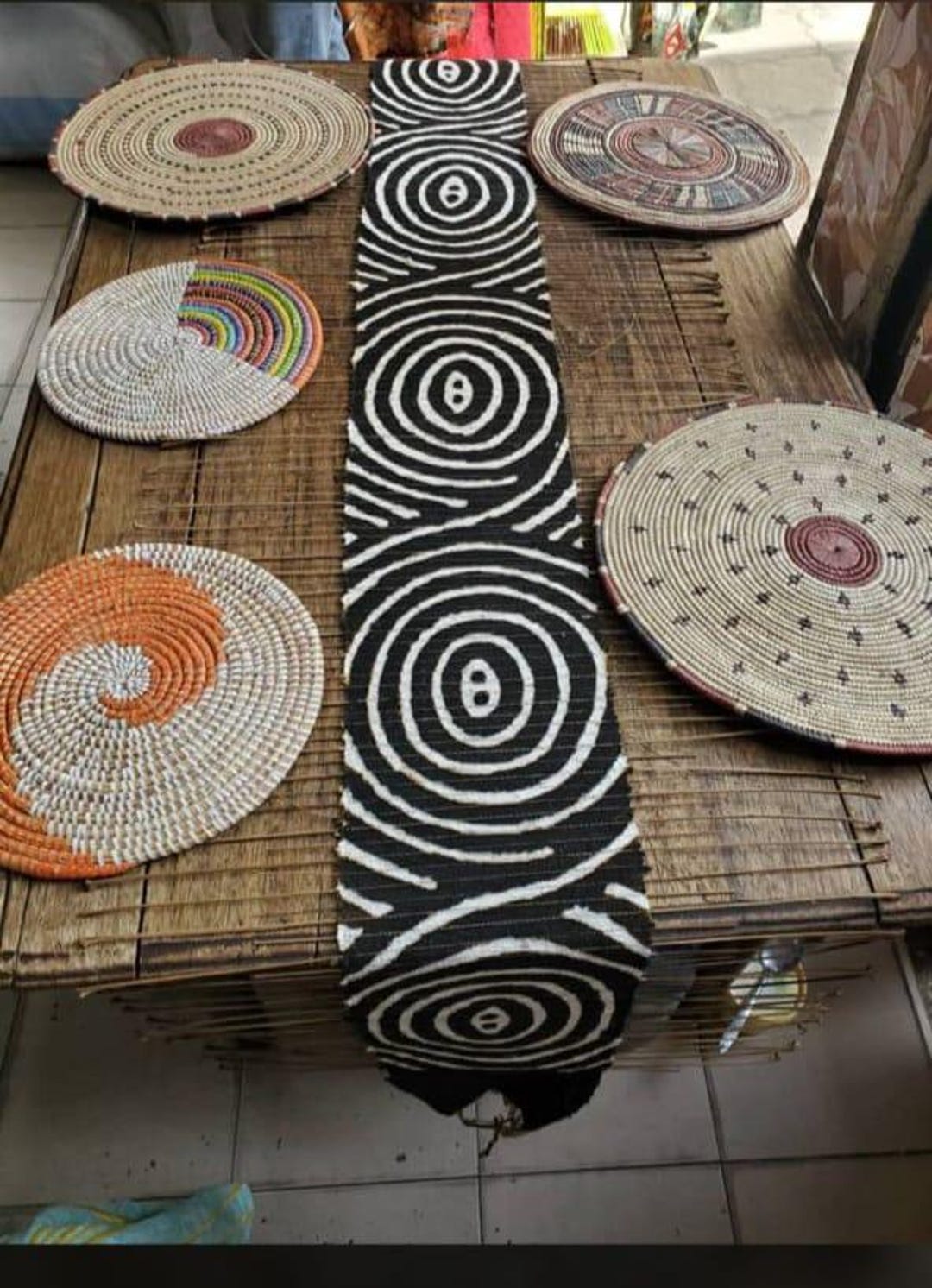 Table Runner Wall Hanging Home Decor-versatile Mudcloth Bogolan Decor ...