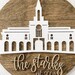 11 Custom Temple Family Name Sign Personalized Sign LDS - Etsy