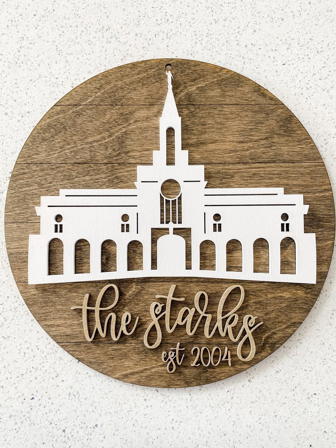 11 Custom Temple Family Name Sign Personalized Sign LDS - Etsy