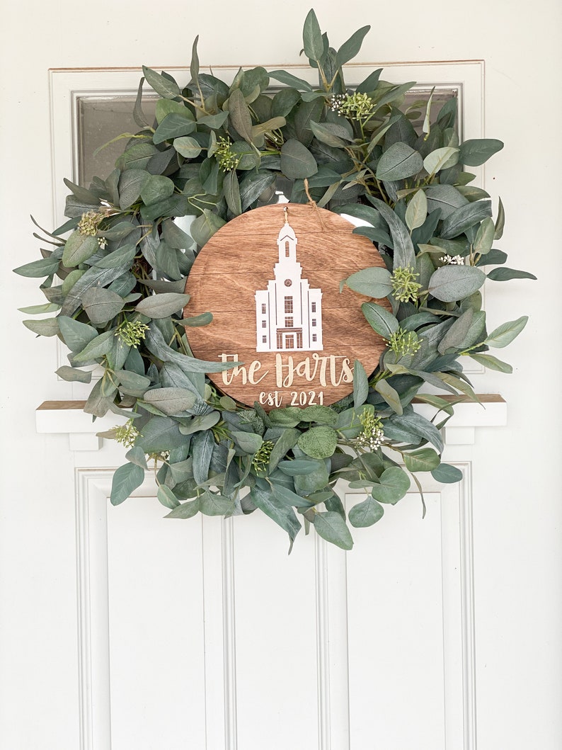 11 Custom Temple Family Name Sign Personalized Sign LDS - Etsy