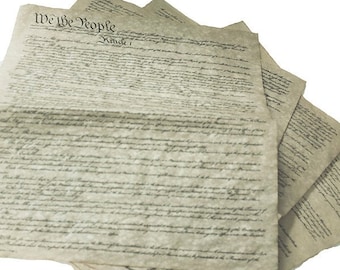 Constitution Print Black - Etsy