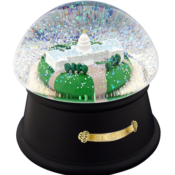 Snow Globe Music Box - Etsy
