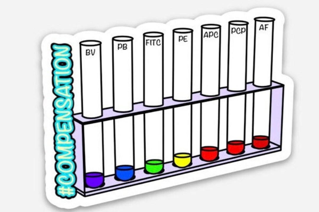 Flow Cytometry FACS Compensation Tubes Sticker Immunologist - Etsy ...