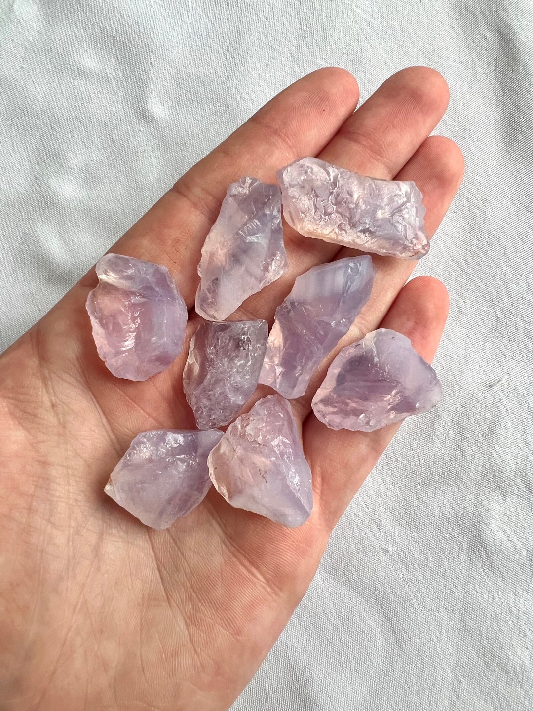 Raw Lavender Moon Quartz Chunks Rare & Uncommon Crystals - Etsy