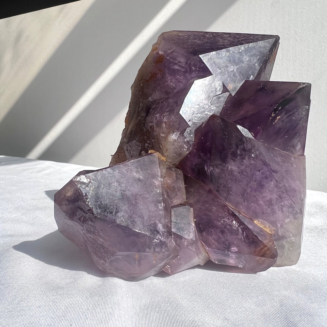 Large Amethyst Cluster With Large Points - Etsy