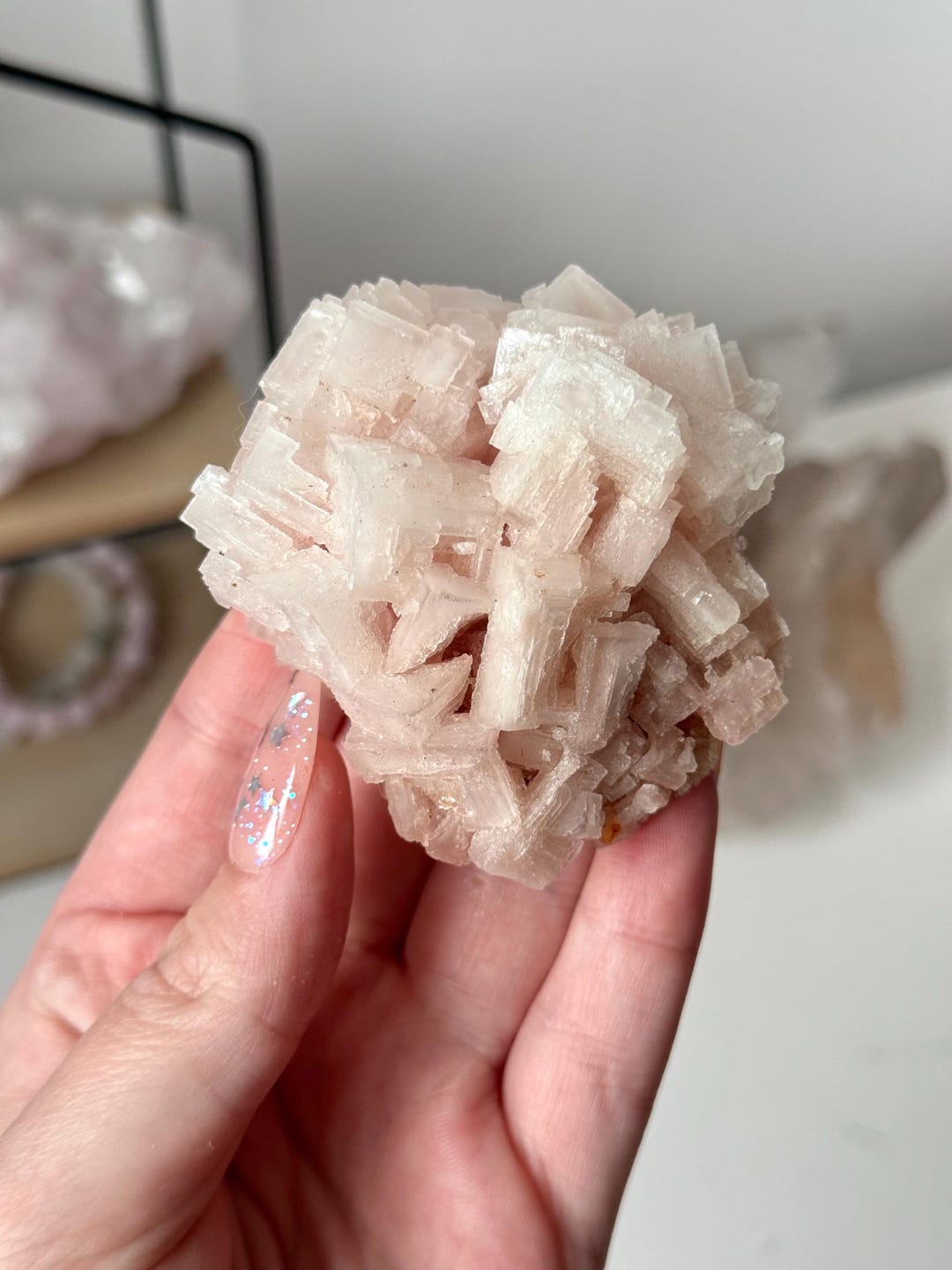 Gorgeous Pink Halite on Trona From Owen’s Lake California | Rare Pink ...