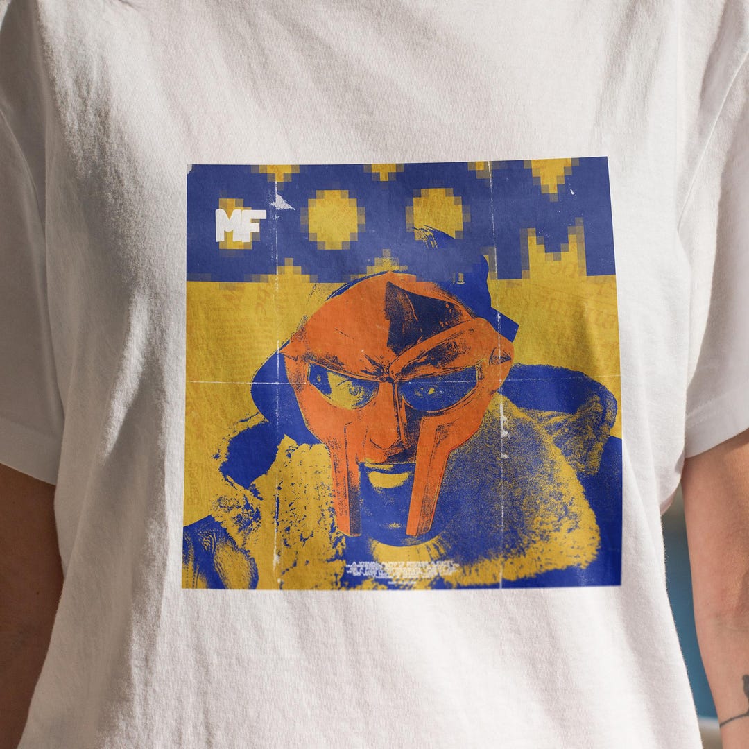 MF DOOM Poster – Vintage Hip Hop Art Print, Rap Legend Wall Decor ...