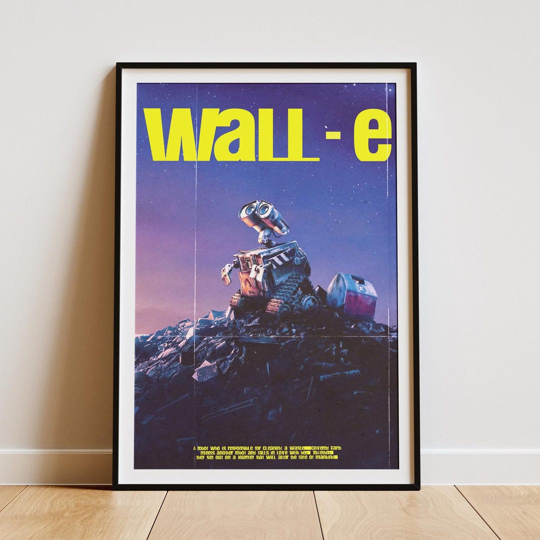 Wall-e Poster | Digital Download | Movie Poster | Wall Art | Birthday ...