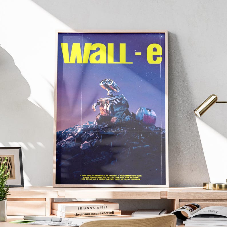 Wall-e Poster | Digital Download | Movie Poster | Wall Art | Birthday ...