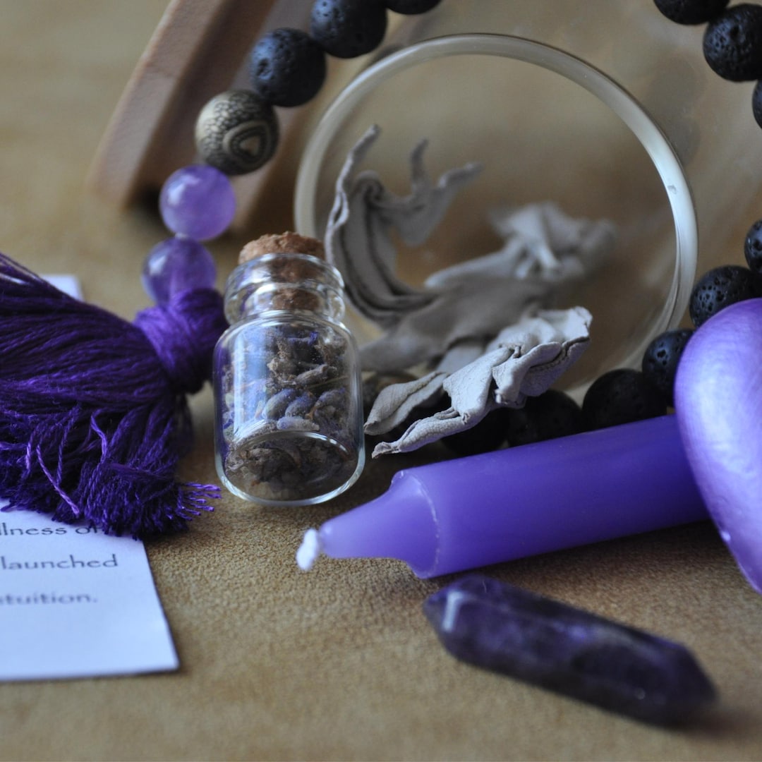 Mini Intention Ritual Kit: Curated Wellness & Spiritual Elements in a ...