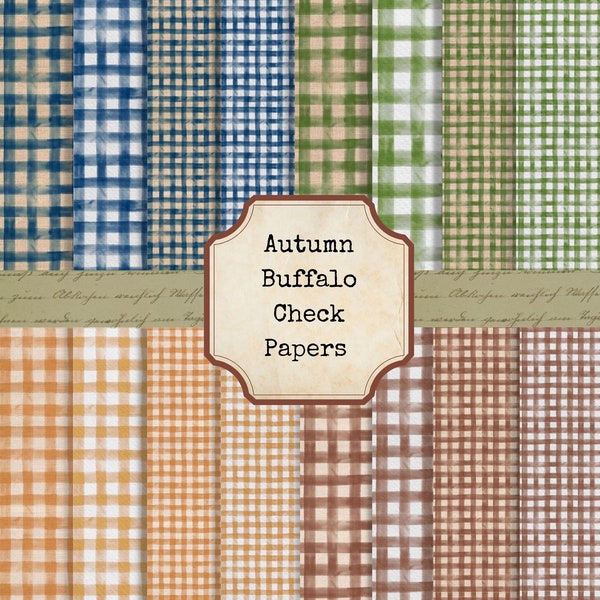Blue Buffalo Check - Etsy