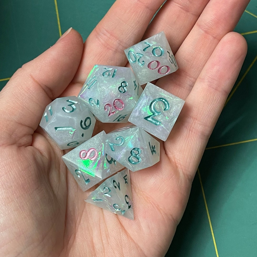 Bubblegum Ice Queen Dice Set - Etsy