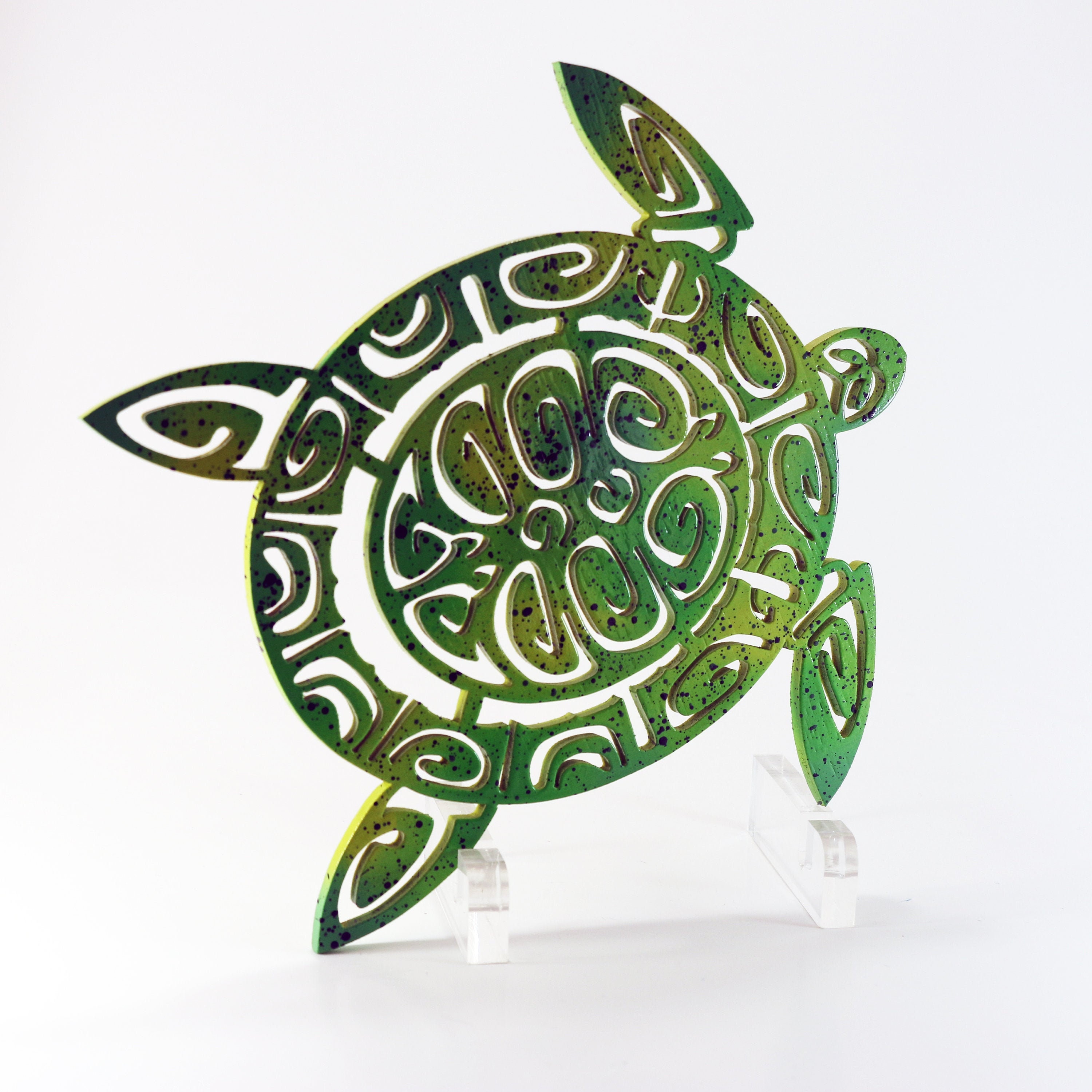 Wooden Cutout Turtle Painted Turtle Decor Wall Hanging - Etsy UK