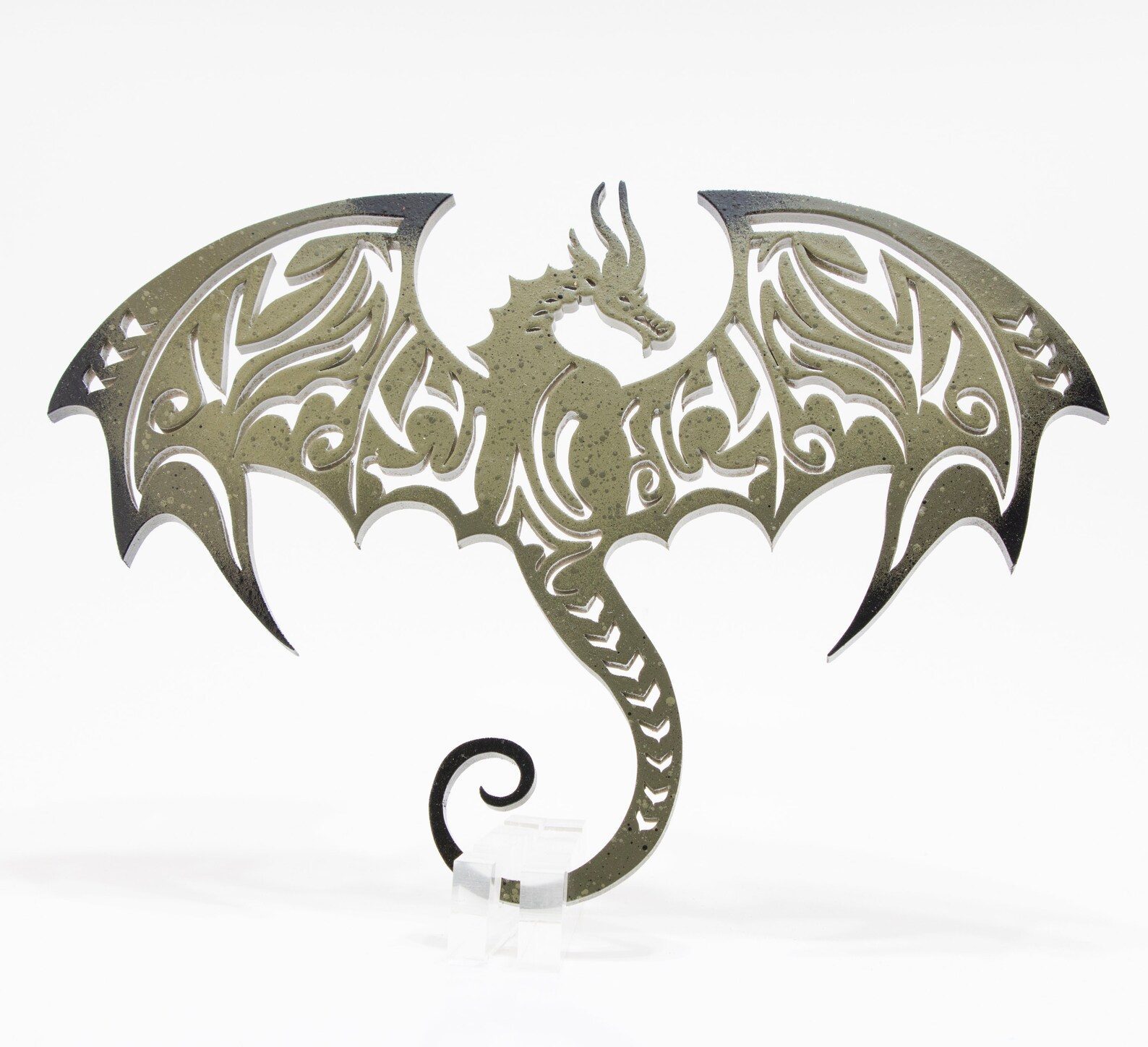 Handmade one of a kind collectible dragon. Wall hanging | Etsy