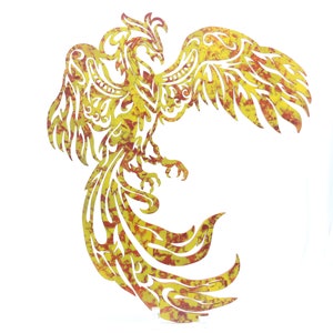 Tribal Phoenix, Firebird - Etsy