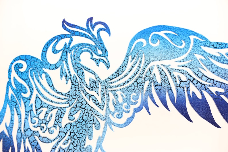 Collectors Phoenix Handmade Wooden Phoenix With Cutouts - Etsy