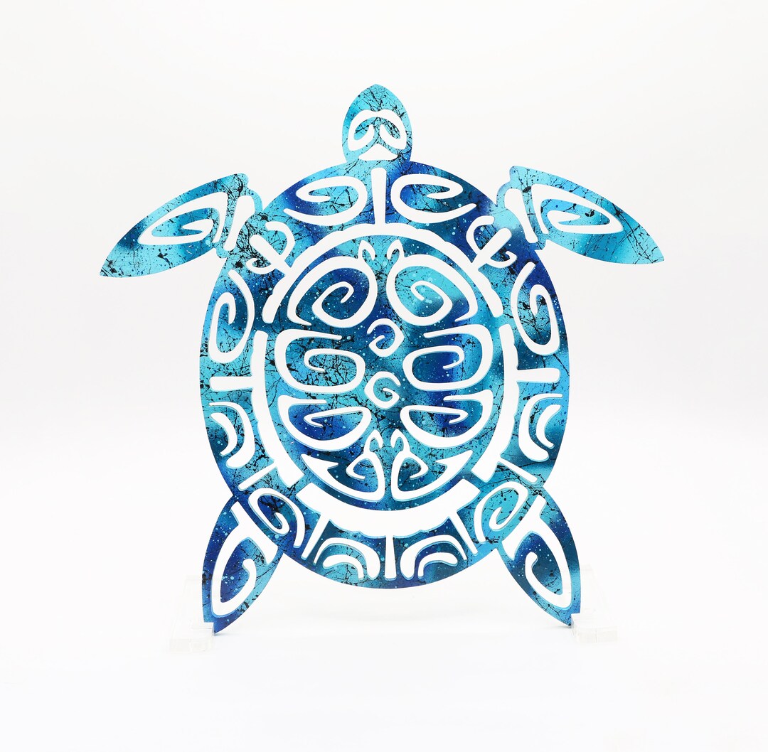 Wooden Cutout Turtle, Painted Turtle Decor, Wall Hanging Turtle - Etsy