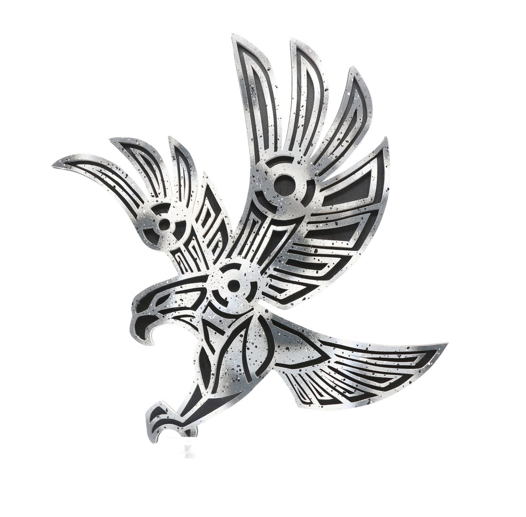 Mecha Eagle Wall Decor, Eagle Lover Collectible Gift, Handmade Truly ...