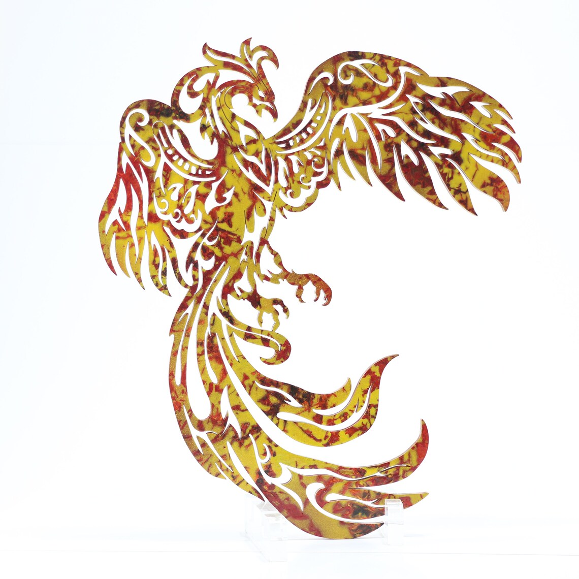 Collectors Phoenix Handmade Wooden Phoenix With Cutouts - Etsy