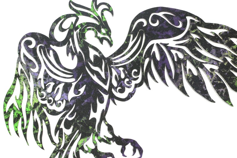 Collectors Phoenix Handmade Wooden Phoenix With Cutouts - Etsy