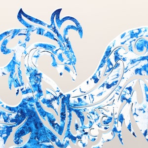 Collectors Phoenix, Handmade Wooden Phoenix With Cutouts - Etsy