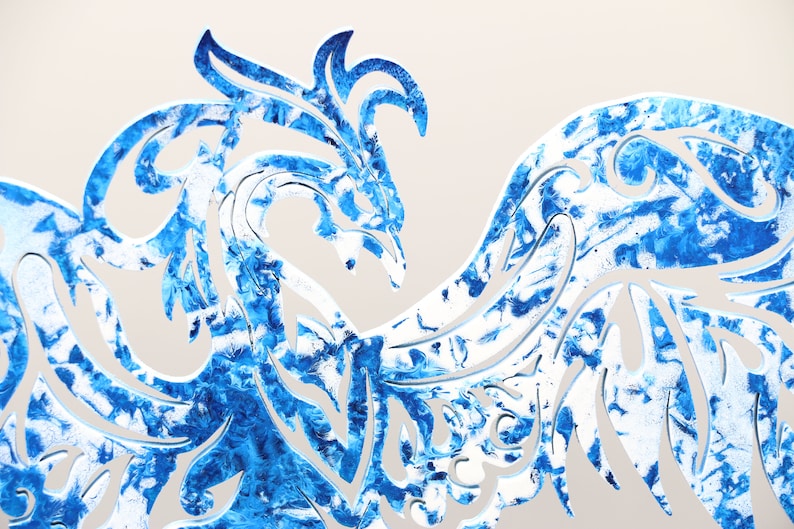 Collectors Phoenix, Handmade Wooden Phoenix With Cutouts - Etsy