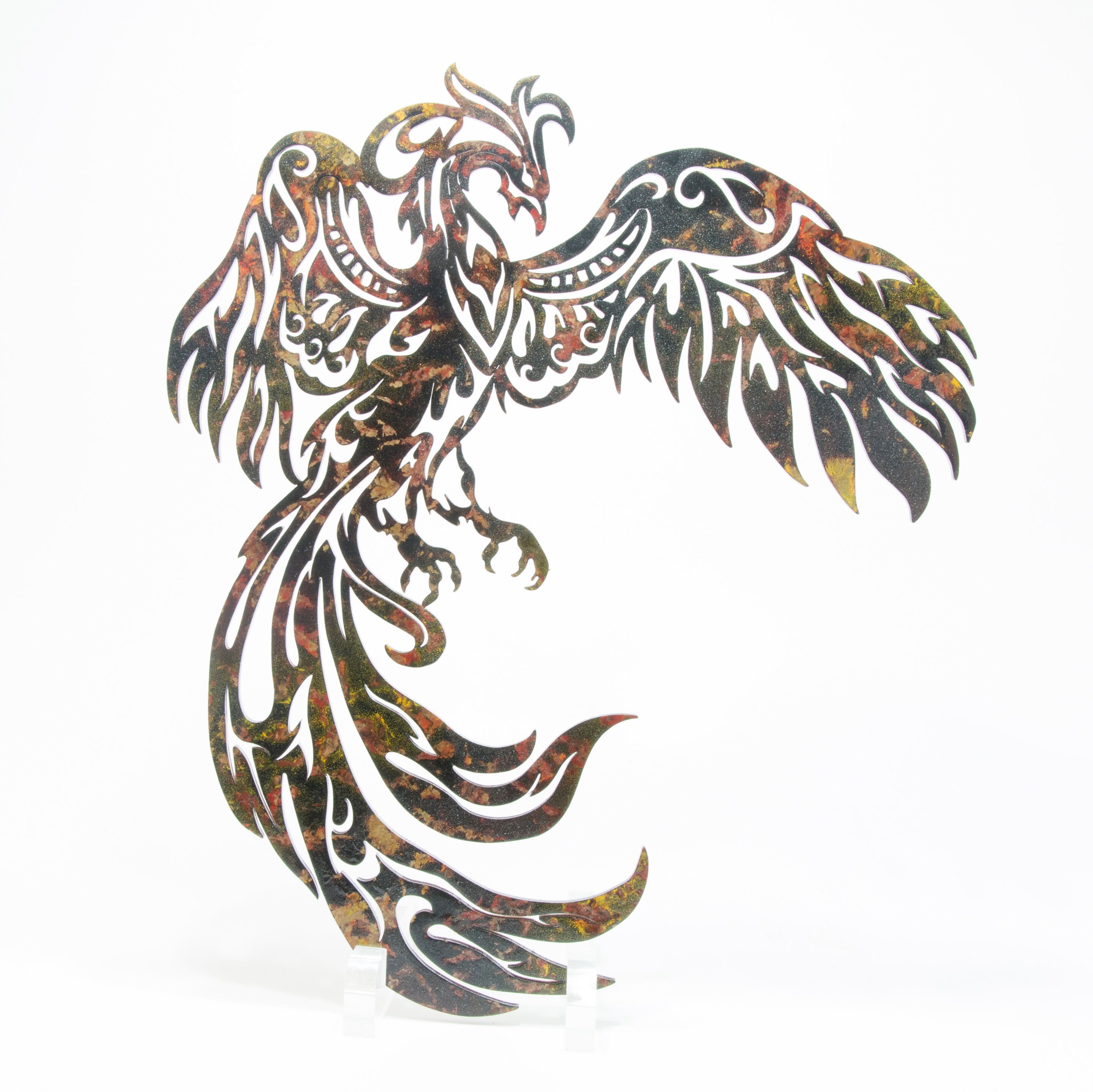 Collectors Phoenix Handmade Wooden Phoenix With Cutouts - Etsy