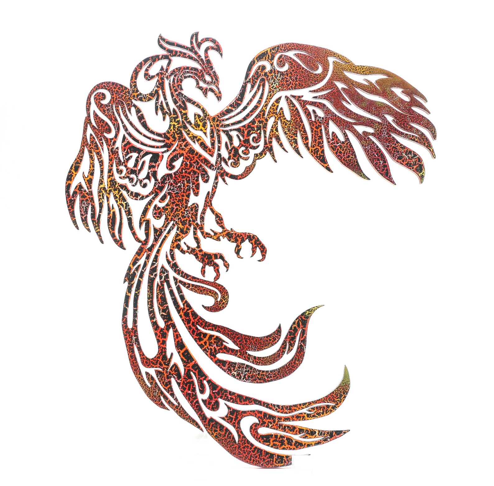 Collectors Phoenix Handmade Wooden Phoenix With Cutouts - Etsy