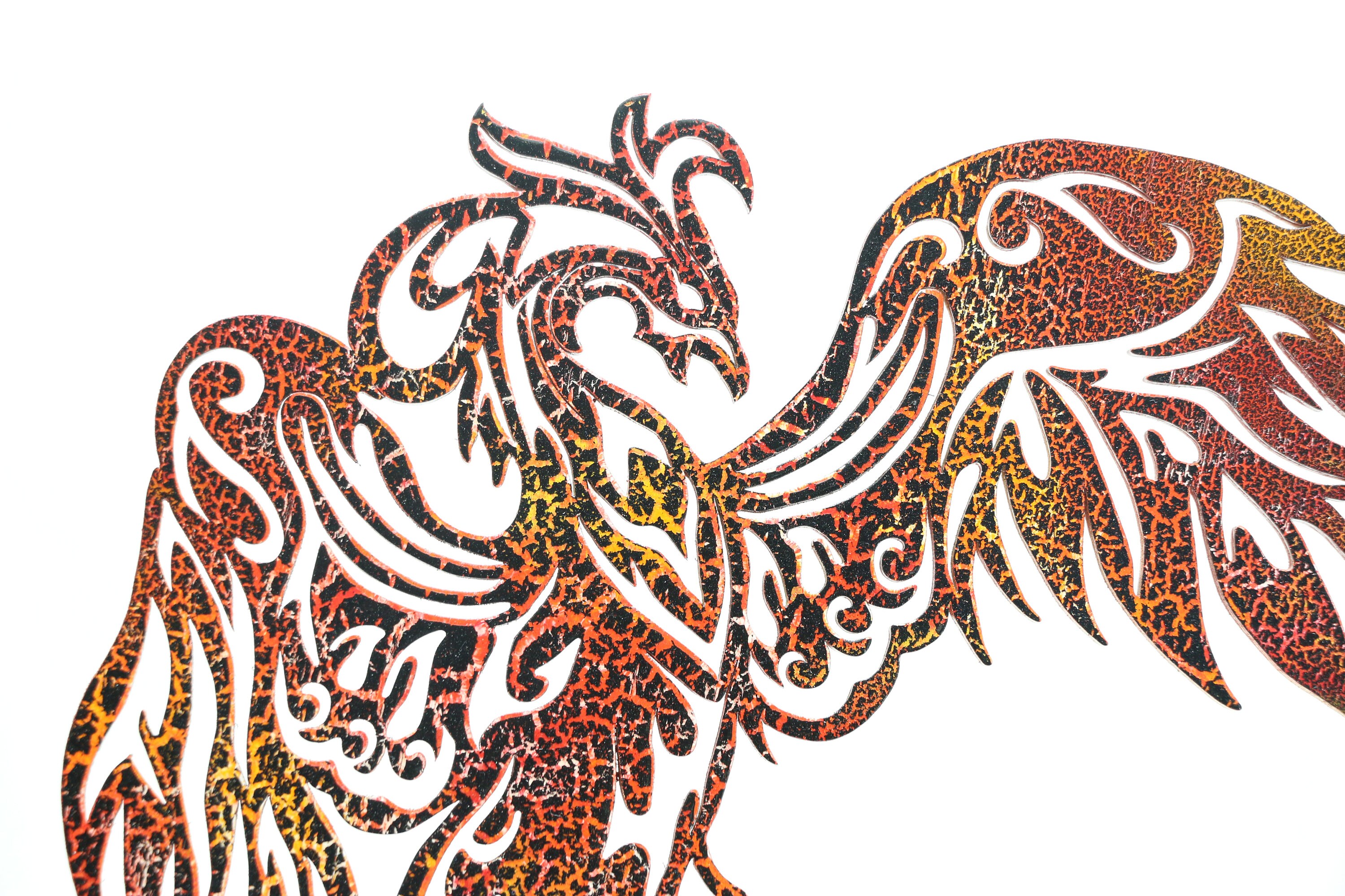 Collectors Phoenix Handmade Wooden Phoenix With Cutouts - Etsy