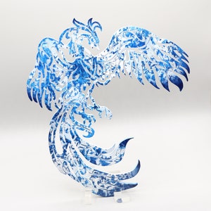 Collectors Phoenix, Handmade Wooden Phoenix With Cutouts - Etsy