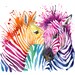 Paint by Number Gift for Adults Colorful Zebra - Etsy UK