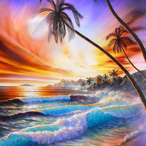 Wooden Jigsaw Puzzle 1000 Pieces Seaside Scenery Unique - Etsy