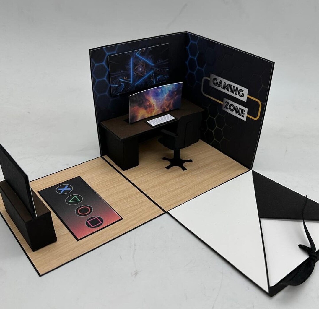 Explosionsbox Gutschein Gaming-Room, Spielzimmer, Zockerzimmer - Etsy.de